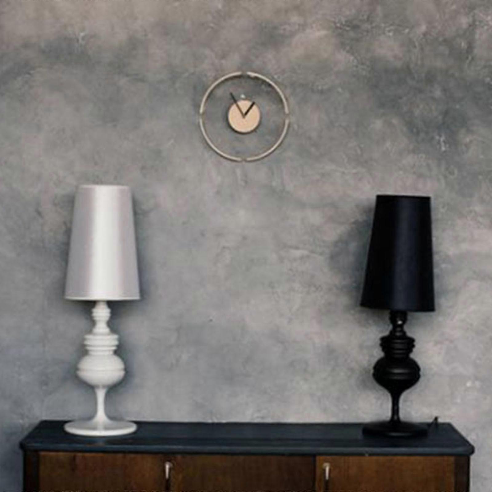 Wood Creative Transparent Wall Clock Suspension Analog Clocks Ornament ...