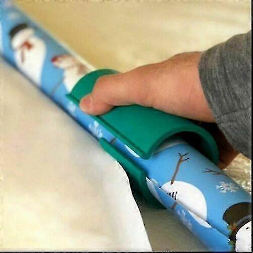 Little Elf Cutting Sliding Wrapping Paper Gift Roll Cutter Made Easy ...