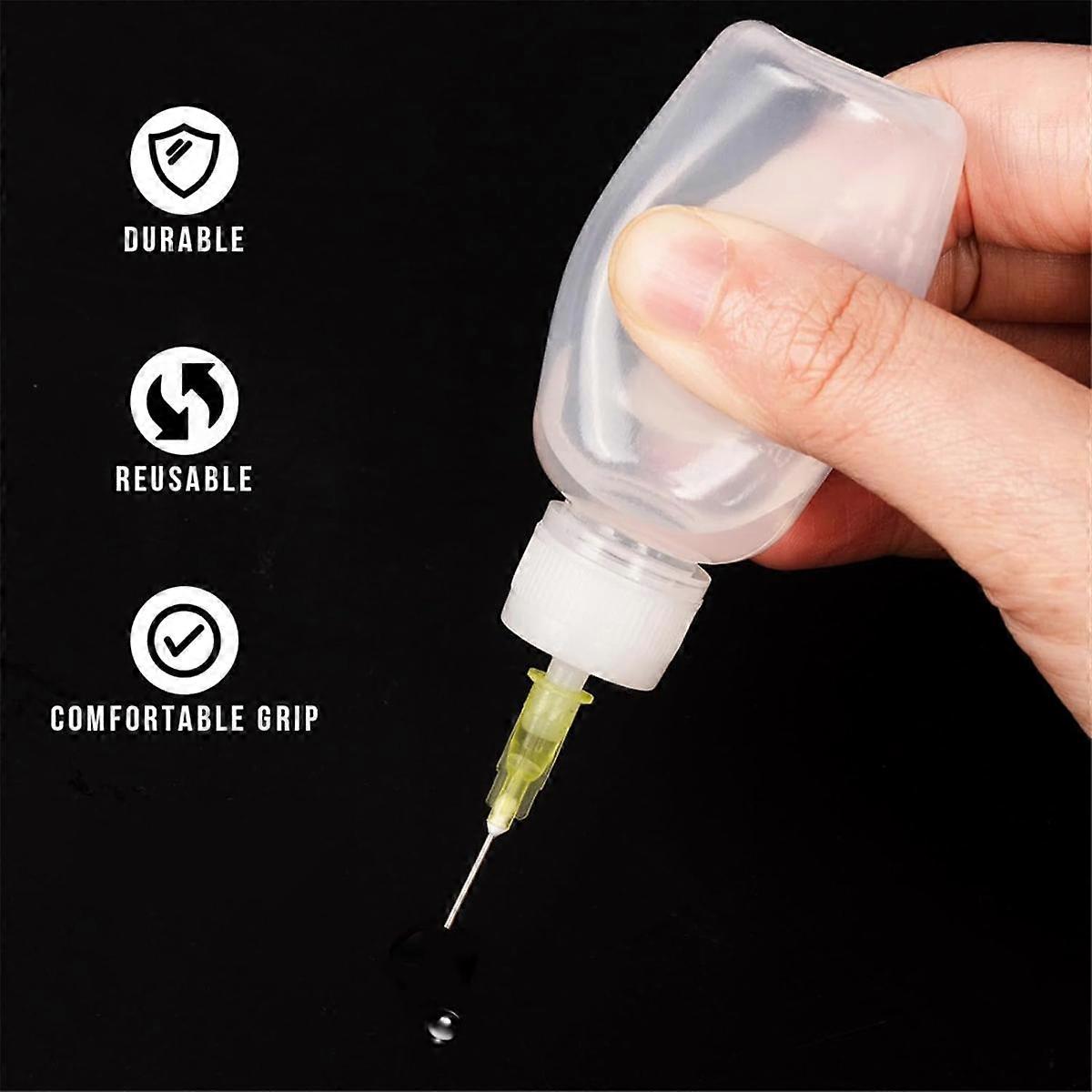 Needle Tip Glue Applicator Bottles, Precision Tip Squeeze Bottle Needle ...