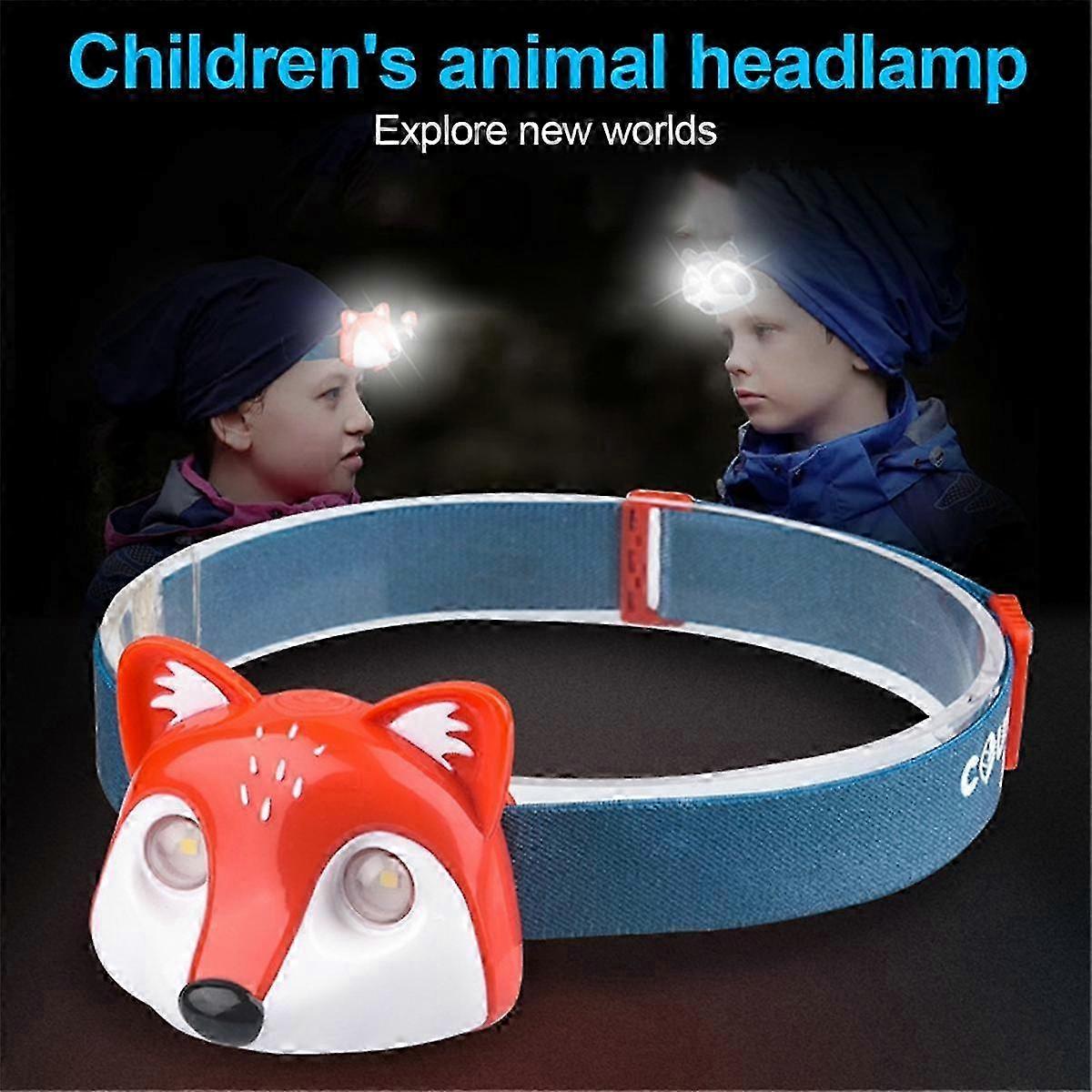 Outdoor Headlamp Headlights Lighting LED HeadLamp Type-C Charger Animal ...