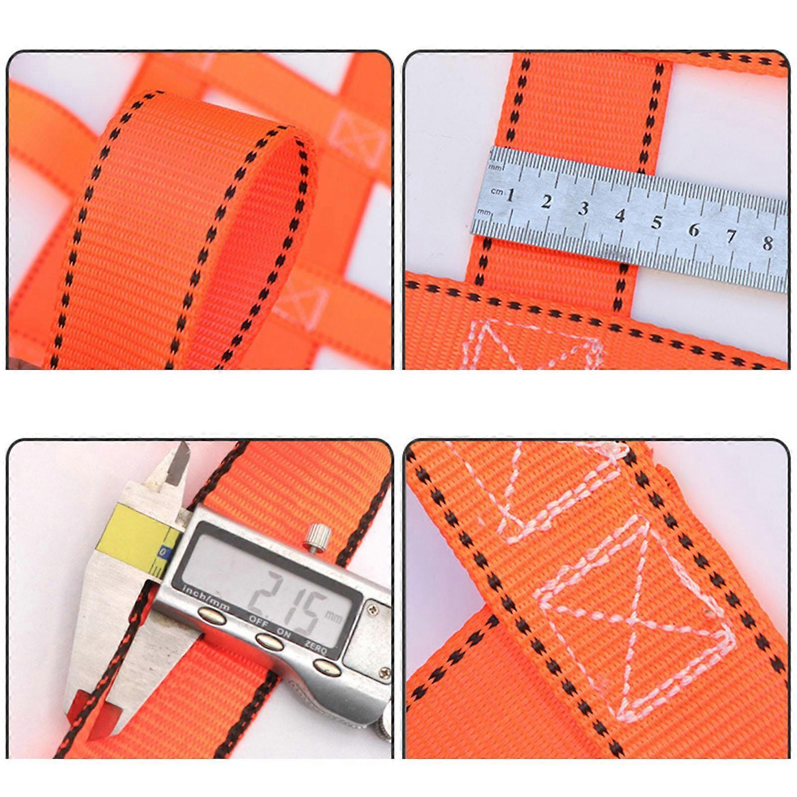 Cargo Lifting Net Orange Flat Hoisting Net Multifunctional Cargo ...