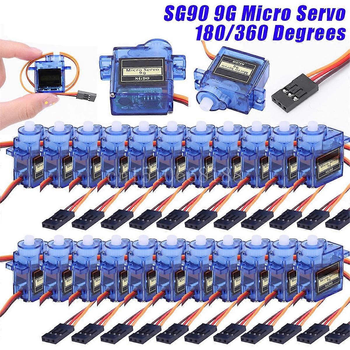 10PCS SG90 9G Mini Servo Servo Motor for RC Planes Robot Arm FixedWing ...
