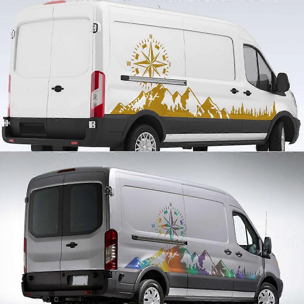 Car Door Stickers Motorhome Camper Van For Ford Transit MK6 MK7 MK8 ...