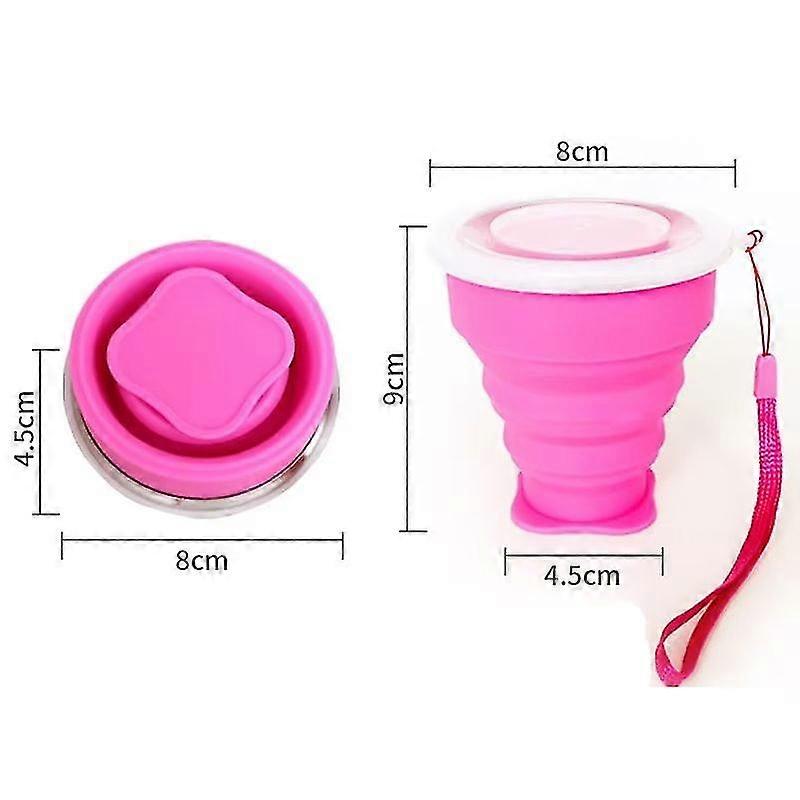 Collapsible Travel Cup Portable Folding Camping Mug Space Saving Free ...
