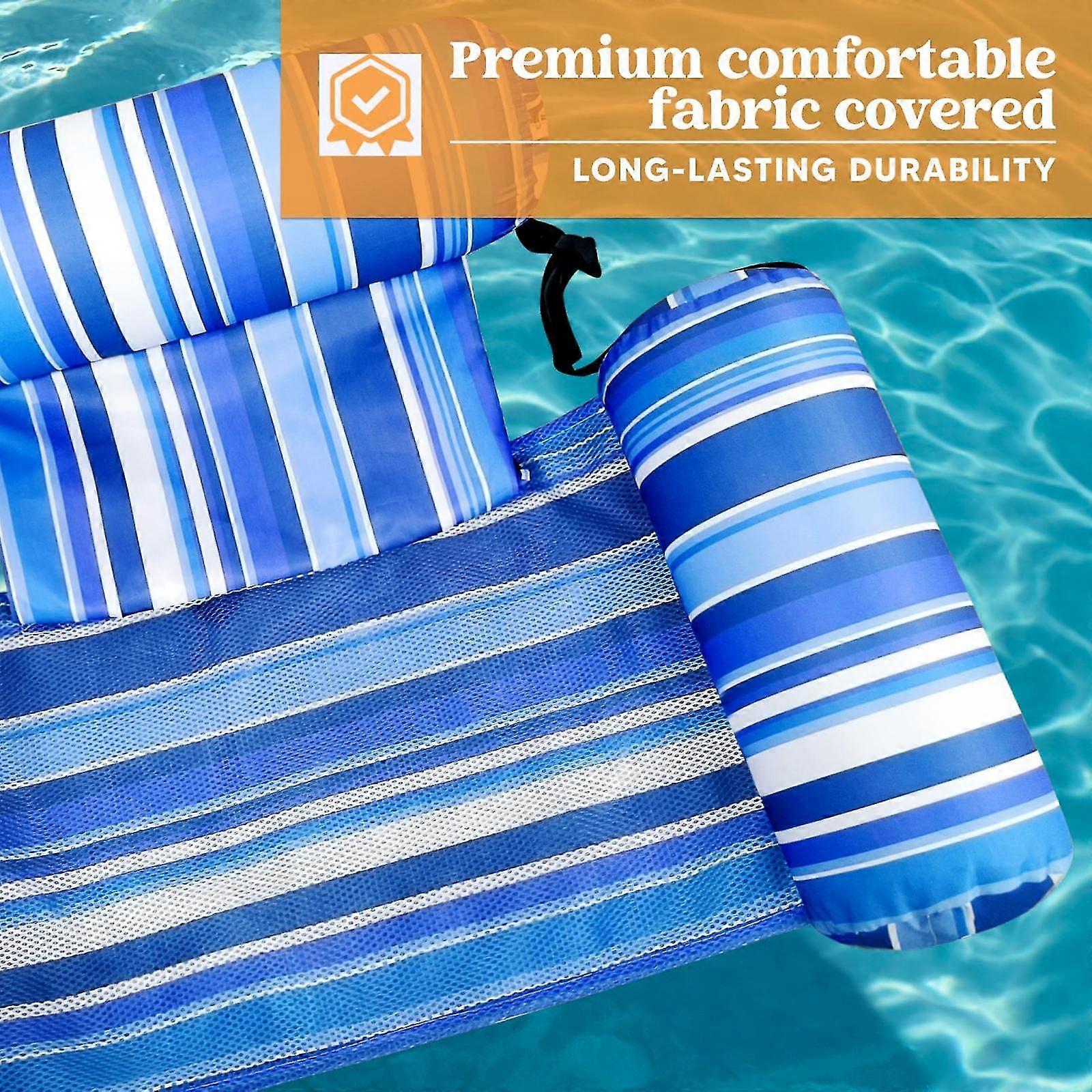 Adult Pool Float, 1 Pack Inflatable Pool Lounger, Adult Inflatable Pool ...