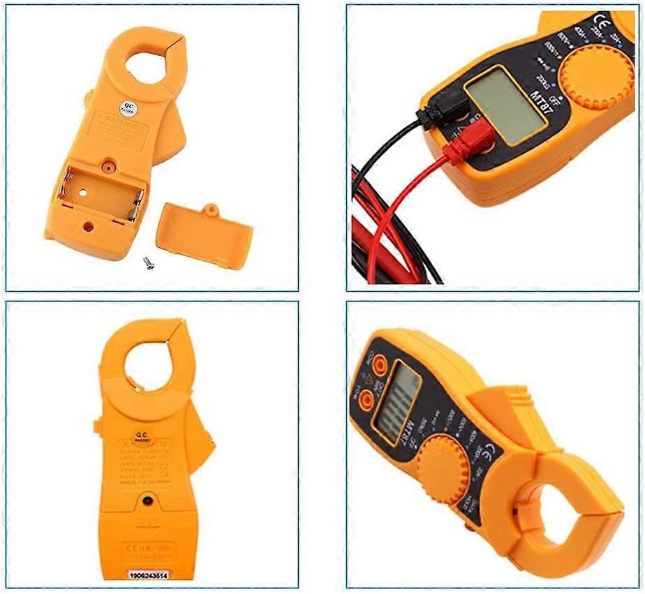 Clamp Ammeter DC Voltmeter Ammeter Voltage Tester Electronic Automatic ...