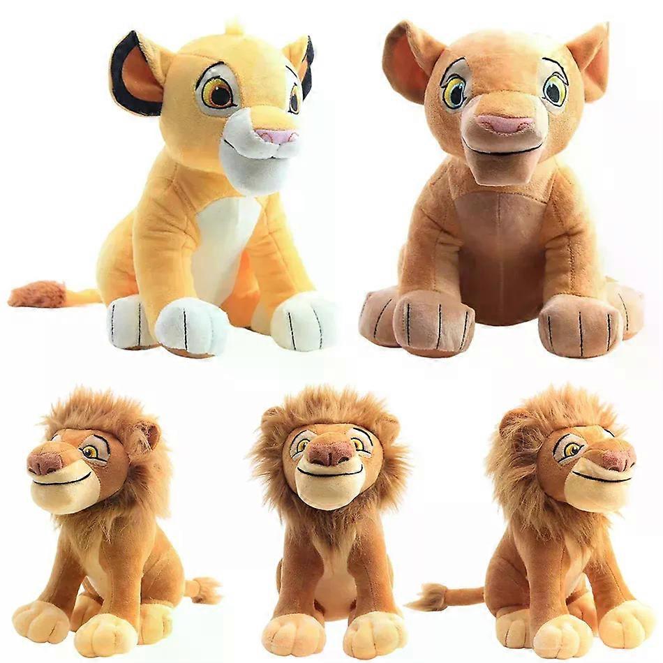 2024 New Disney Lion 30cm Lion King And Son Simba Soft Kids Doll Young Simba Stuffed Animals ...