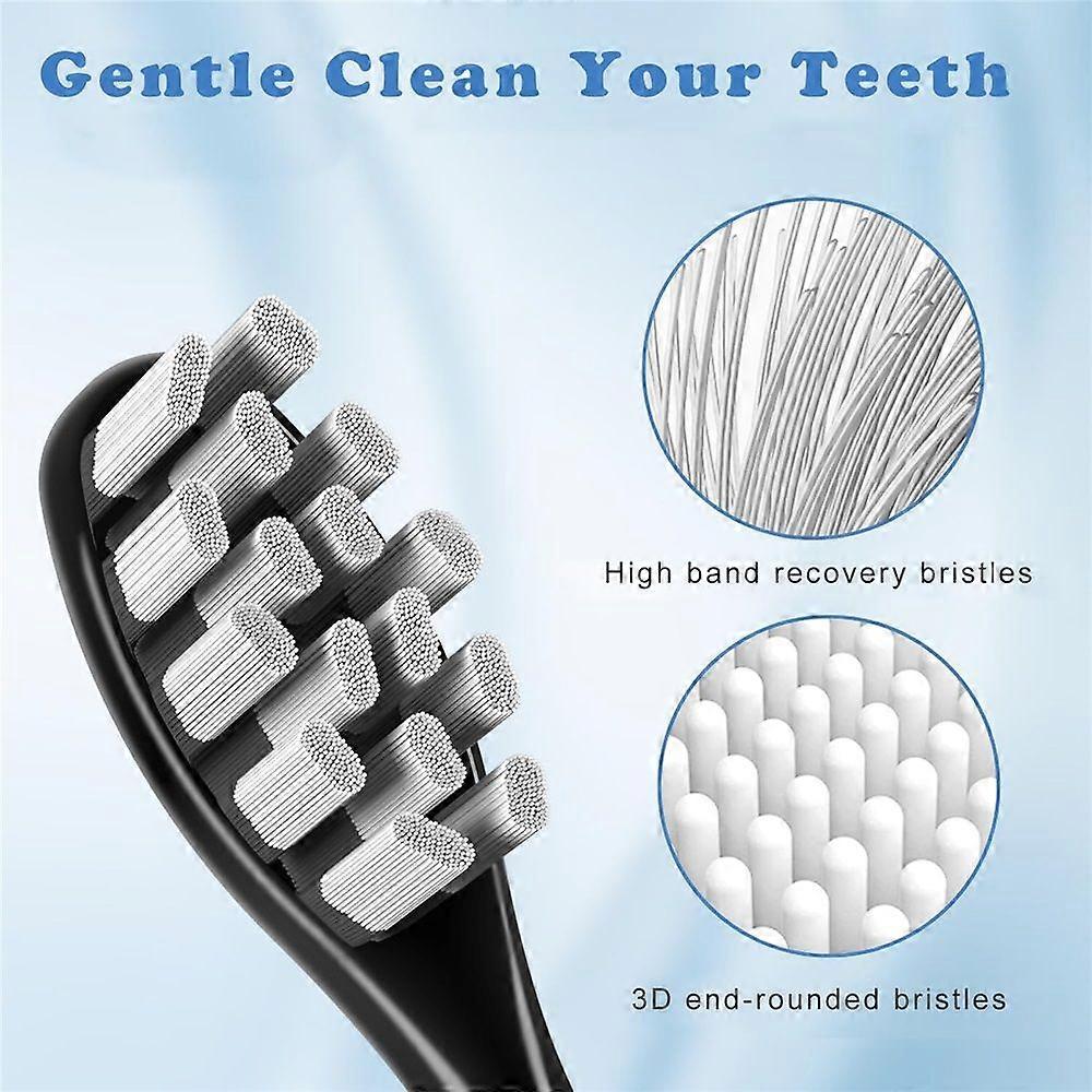 6 Pack Replacement Brush Heads Compatible with Suri Electric Toothbrush ...