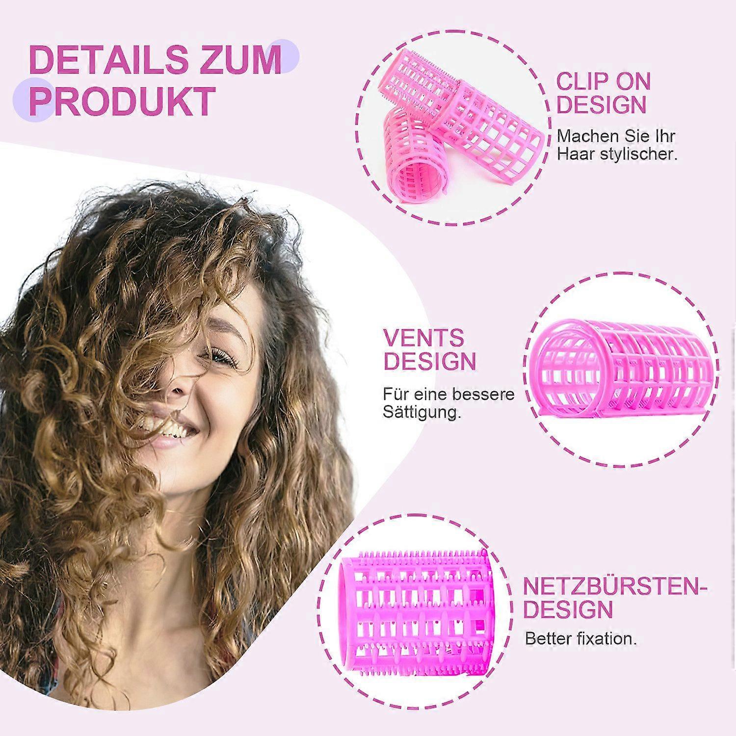 Curler 20-St Hair Styler Curler Curler Hair Clamp Rollers for Women Men ...