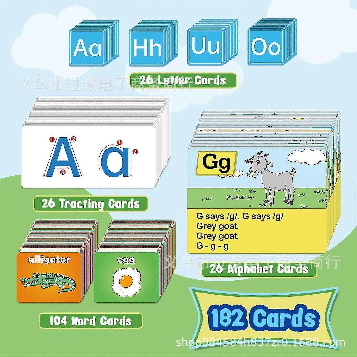 Alphabet Learning Pocket Chart, Standard Pocket Chart for Classroom ...