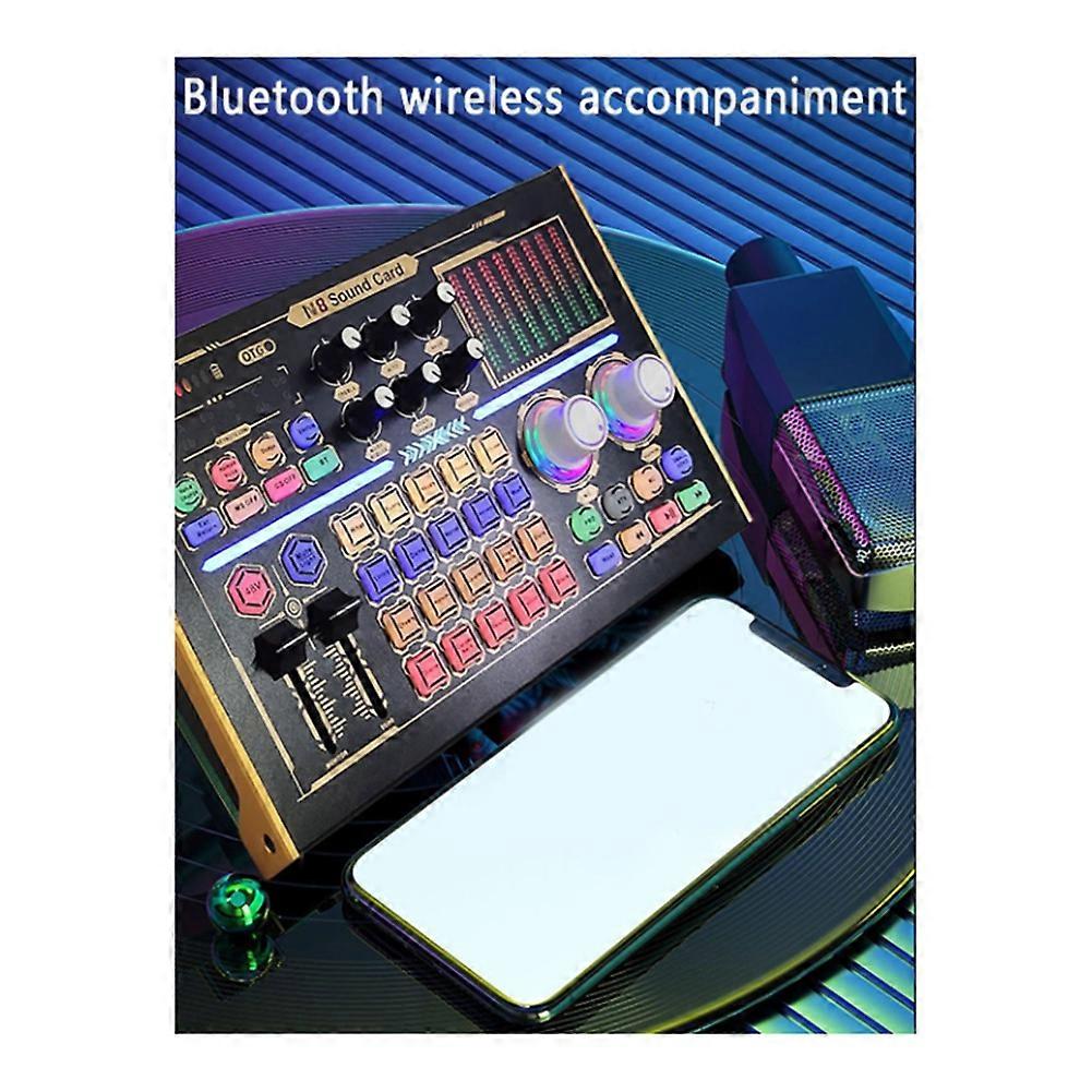 -N8 Professional Recording Sound Card Bluetooth PC Mobile Phone Live ...