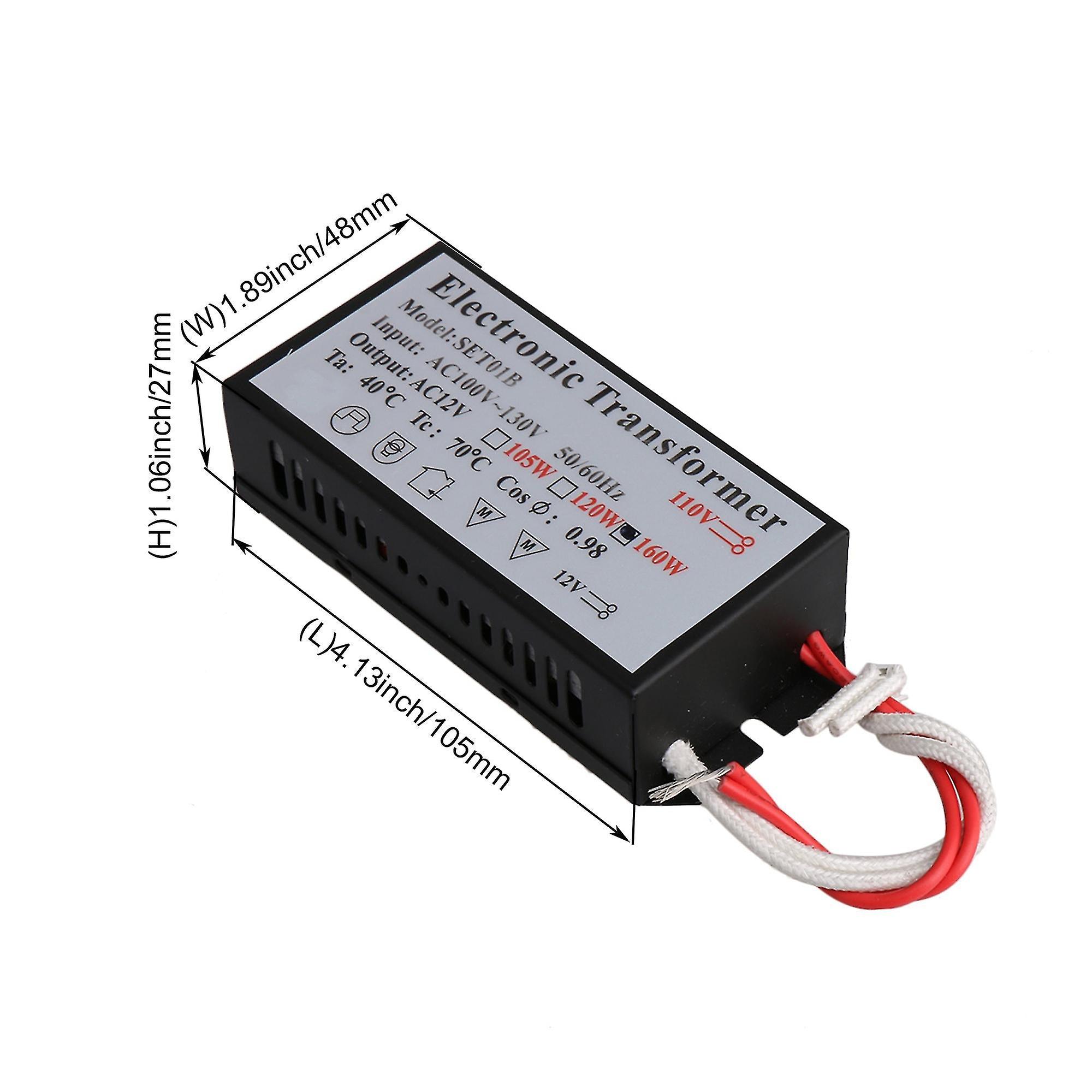 5 X halogen electronic transformer for ceiling light 160w 110v to 12v ...