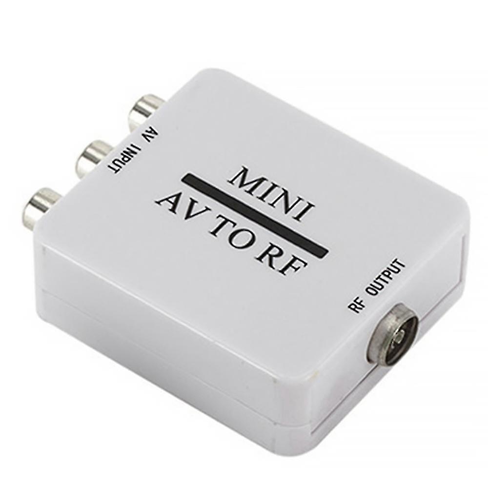 Rca / A / V Composite Video Cable To Rf / Coaxial / Coaxial Converter ...