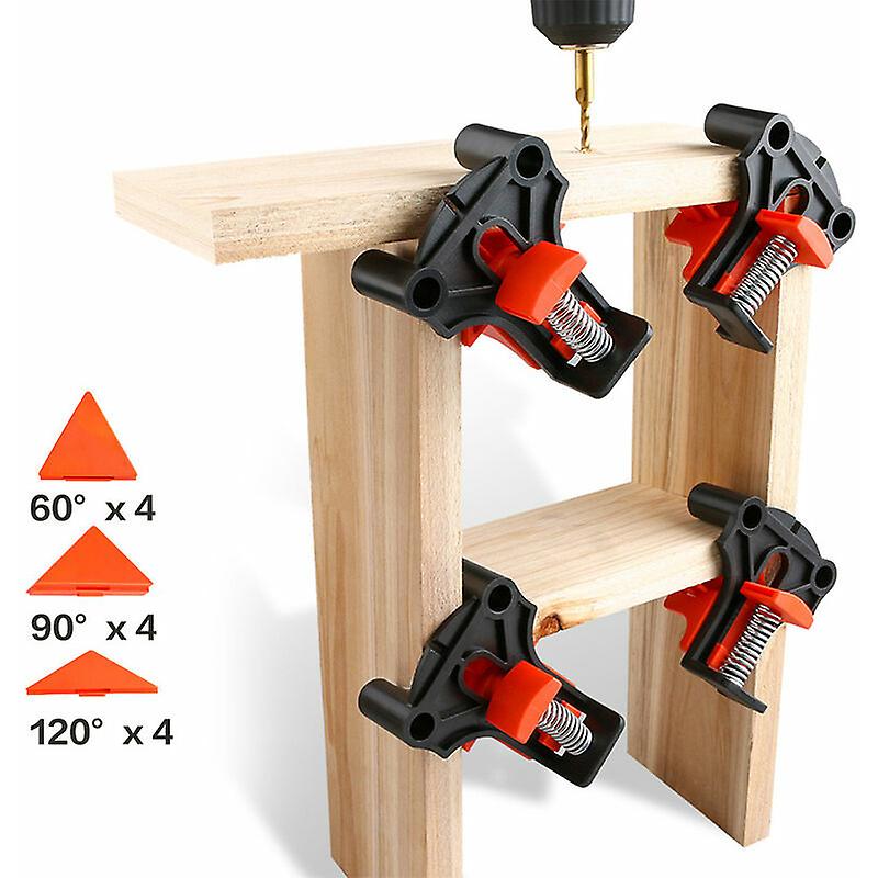 Angle Clamps, 4 Pieces 90° Right Angle Clamp, Woodworking Right Angle ...