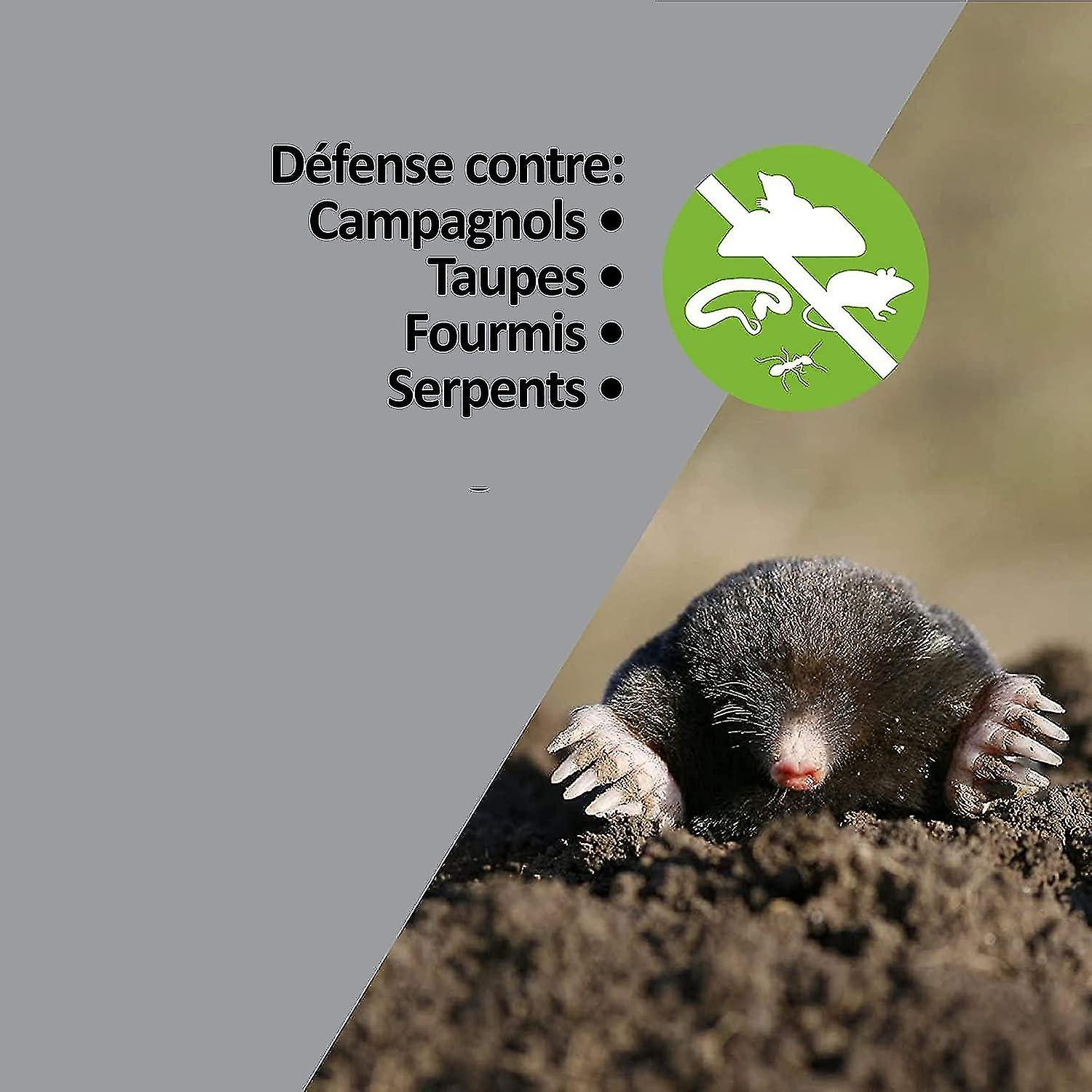 Solar Mole Digger, Effective Deterrent Against Moles, Mice, Ants, Rats ...