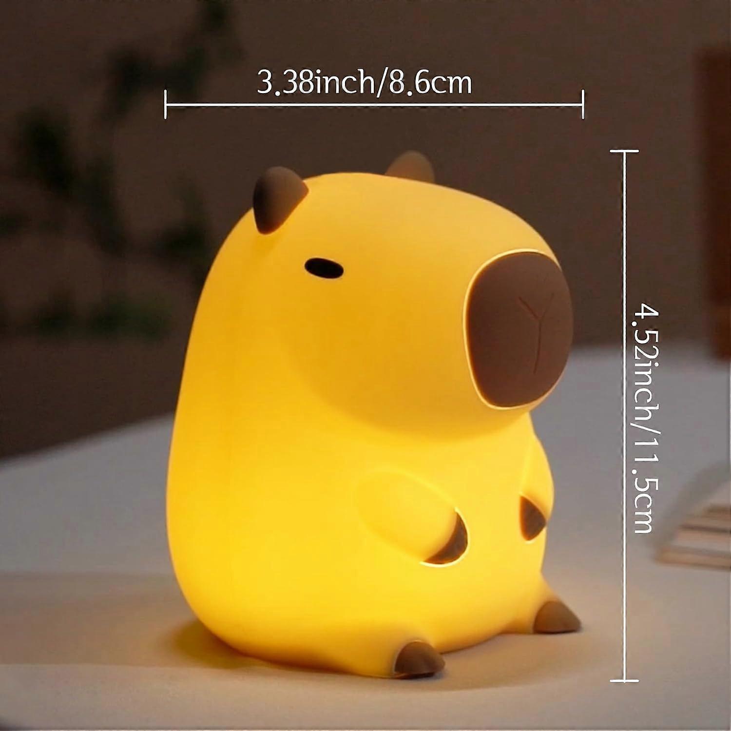 Capybara Night Light - Adorable gift for women, teens and babies ...