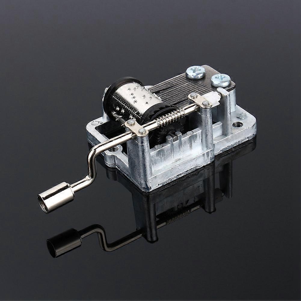 18 Tones Mechanical Music Box DIY Music Box Movement Play Hand Crank ...