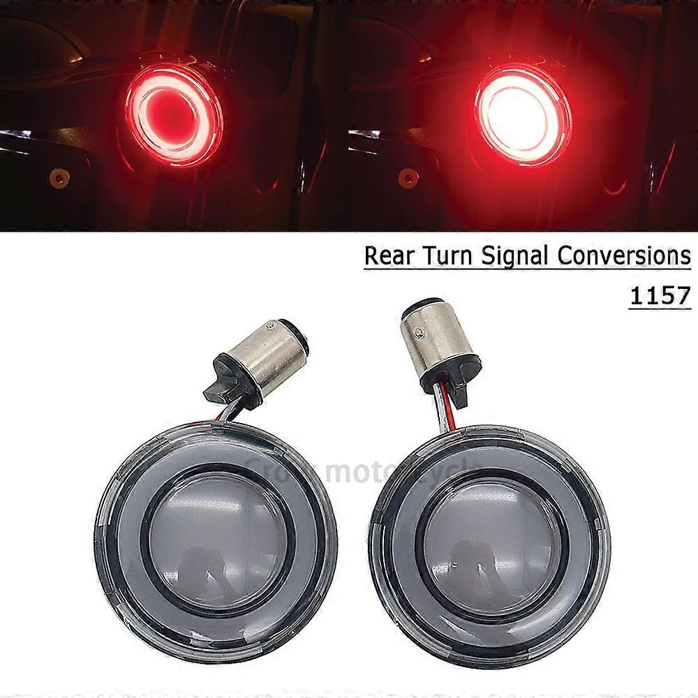 2xMotorcycle Bullet Style 1157 Turn Signal Conversions LED Panel Light ...