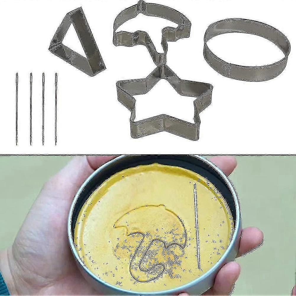 Dalgona Korean Candy Making Tools Set Stainless Steel Sugar Pie Game ...