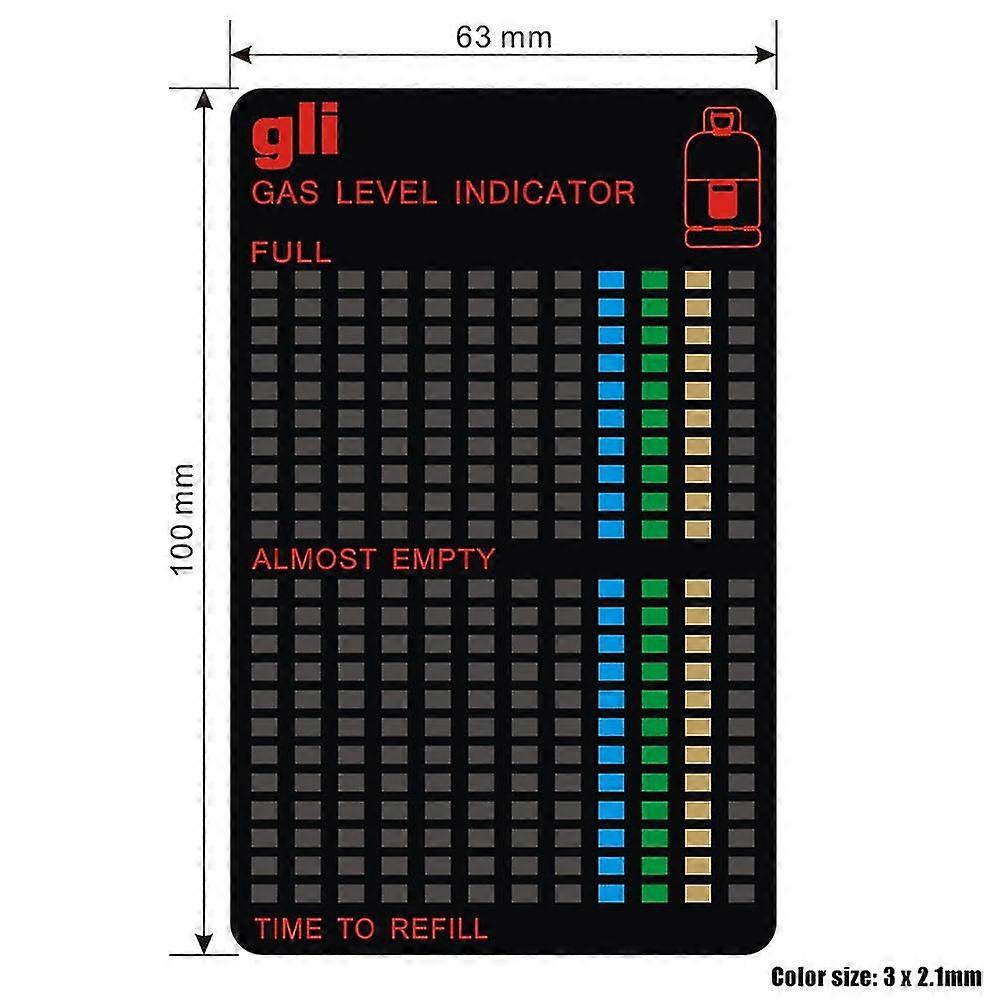 Propane butane lpg fuel gas tank level indicator magnetic gauge caravan ...