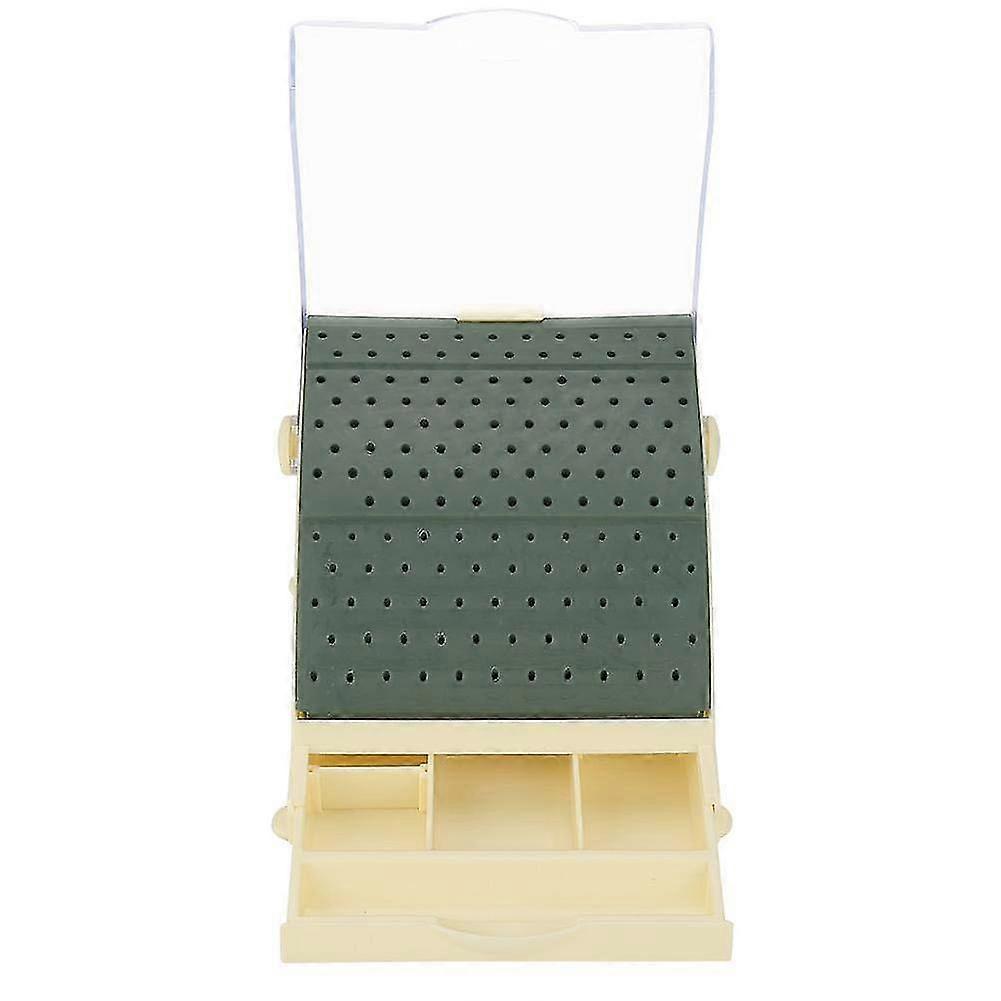 142 Holes Dental Burs Bur Block Holder Holds /Holder Station+Pull Out ...