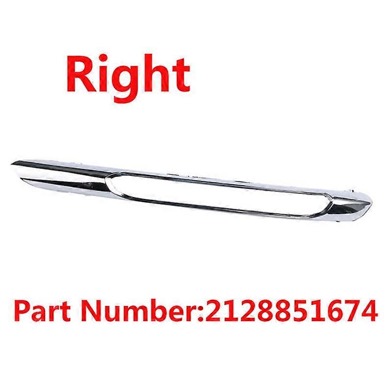 2Pcs Front Bumper Fog Light Grille Chrome Trim Molding Left Right for ...
