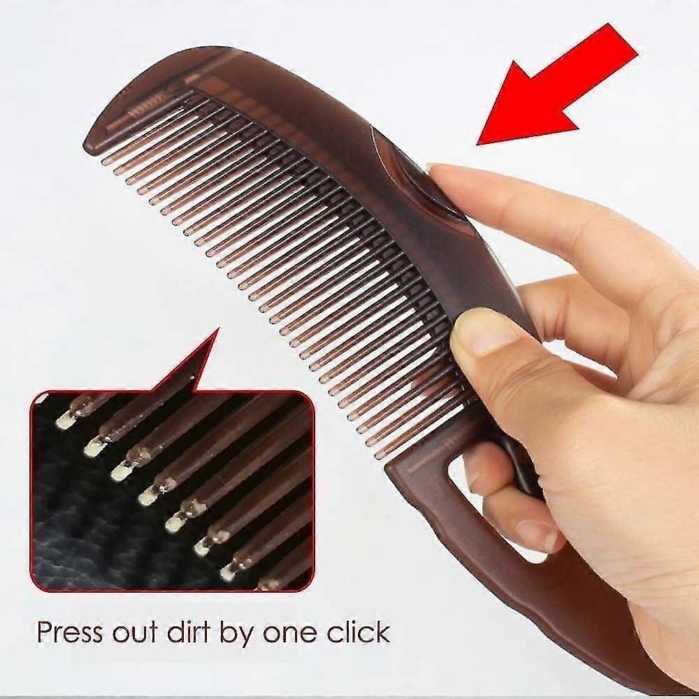 Adults Dandruff Relief Comb Hollow Hair Brush For Scalp Point Massage ...