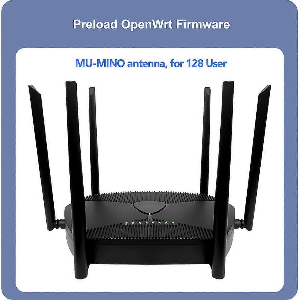 4G 5G Router Sim Card Wifi6 Mesh 3000Mbps 1800M Openwrt 3*Gigabit LAN 2 ...