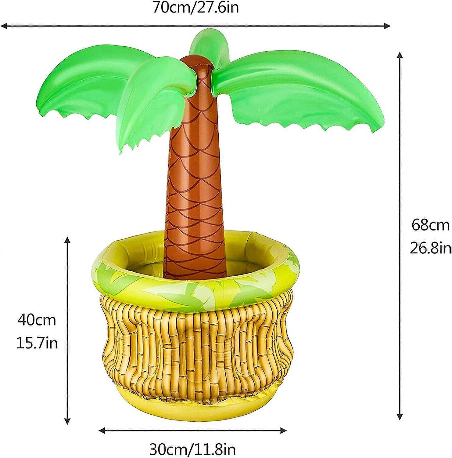 Inflatable Coconut Tree Ice Bucket,Palm Tree Cooler,Swimming Pool Ice ...