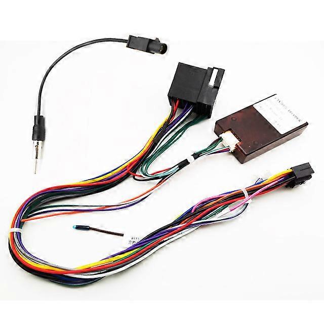 ISO Cable Adapter CAN Bus Decoder Box 16 Pin Plug Connector Car Android ...