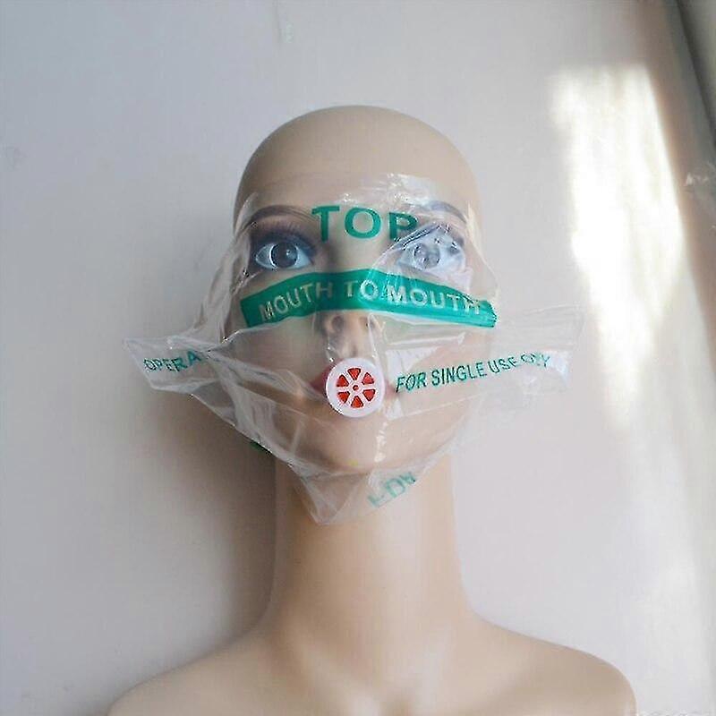 4pcs First Aid Face Mask Shield Disposable Cpr Resuscitator Mask ...