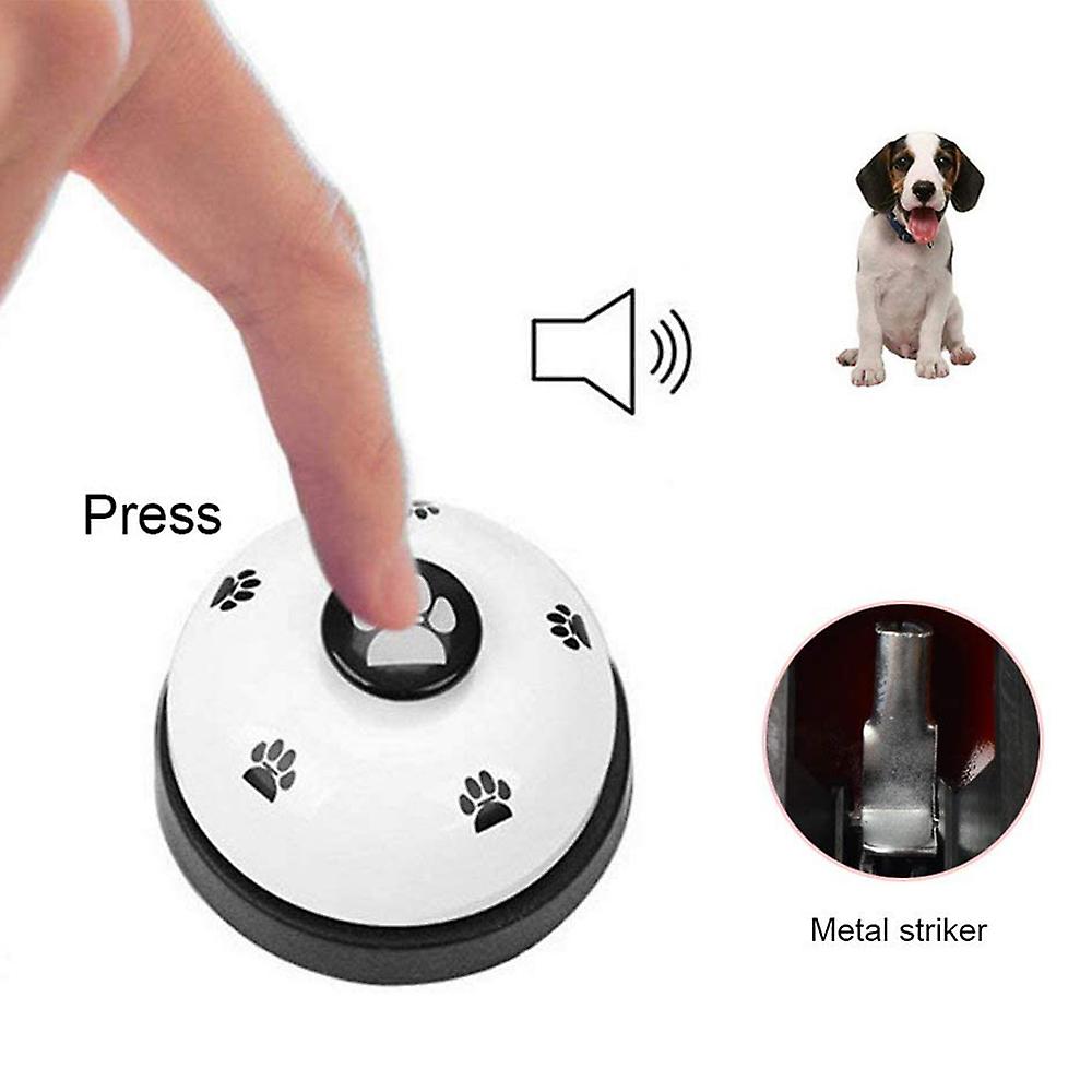 Pet Bell, 2 Pack Metal Bell Dog Training With Non Skid Rubber Bottoms ...