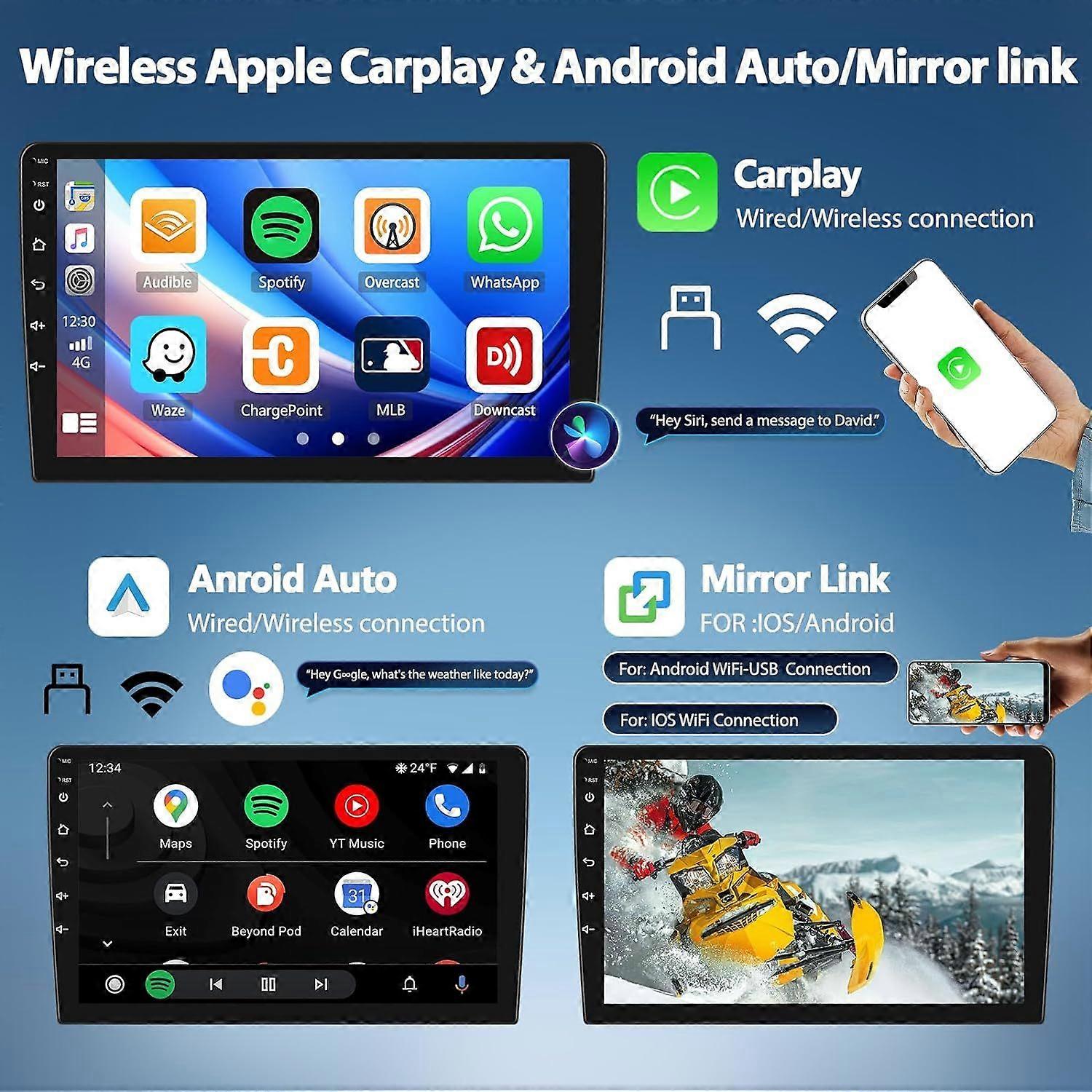 Car Radio Android 14 Carplay Auto For Suzuki Jimny 2018 2019 2020 Multimedia Video Player Gps ...