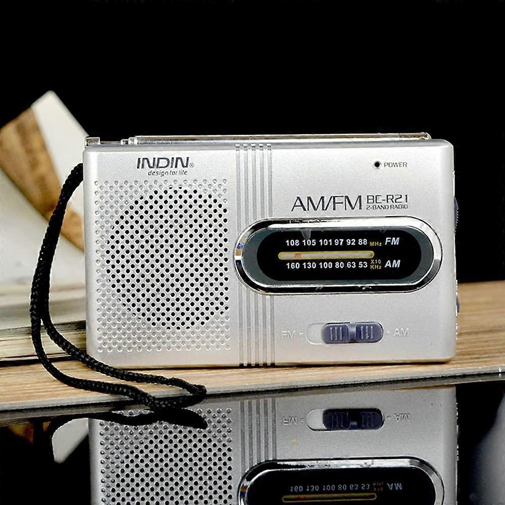 Portable Radio | AM/FM Battery Powered with Remote Reception for Indoor ...