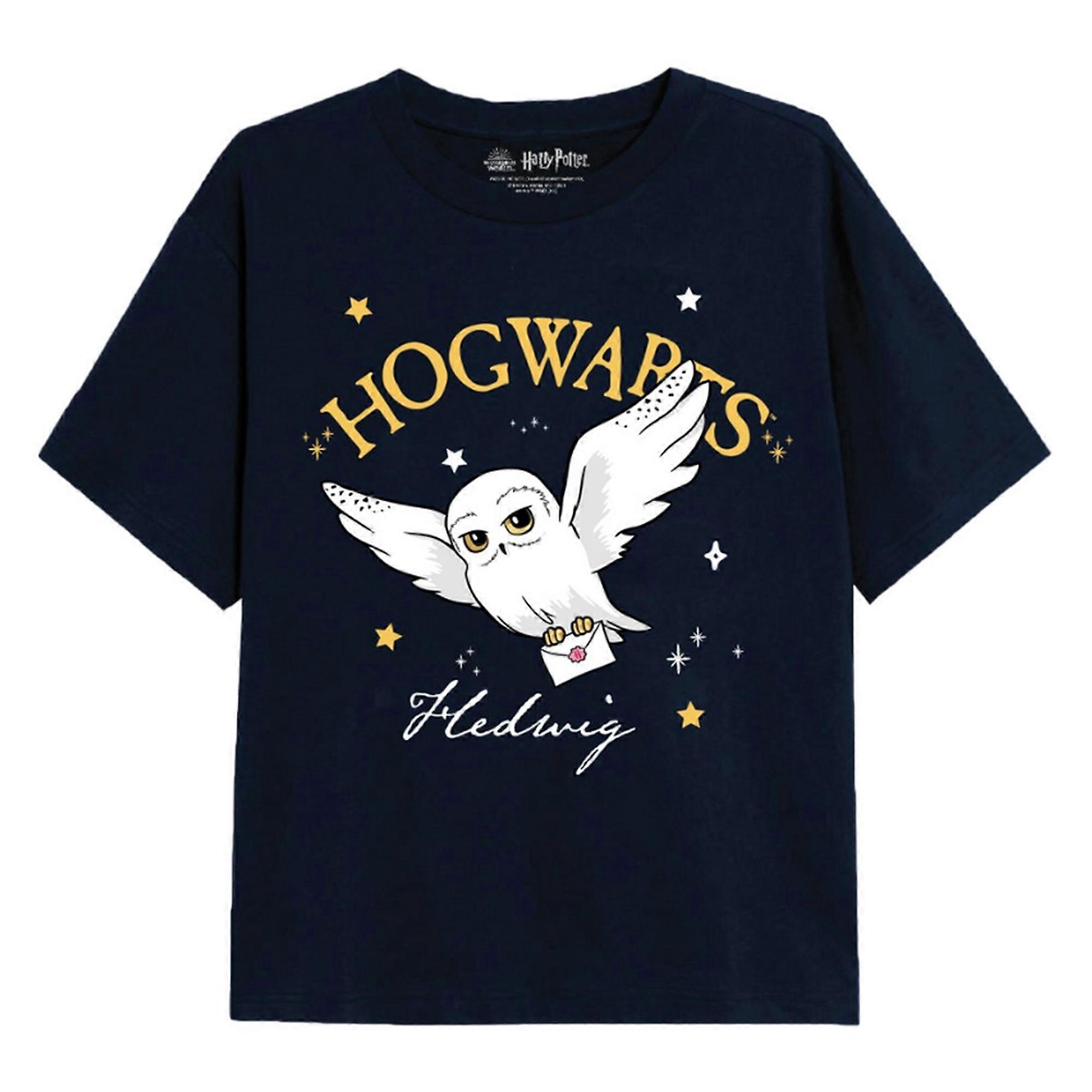 Harry Potter Girls Hedwig Hogwarts T-Shirt | Fruugo UK