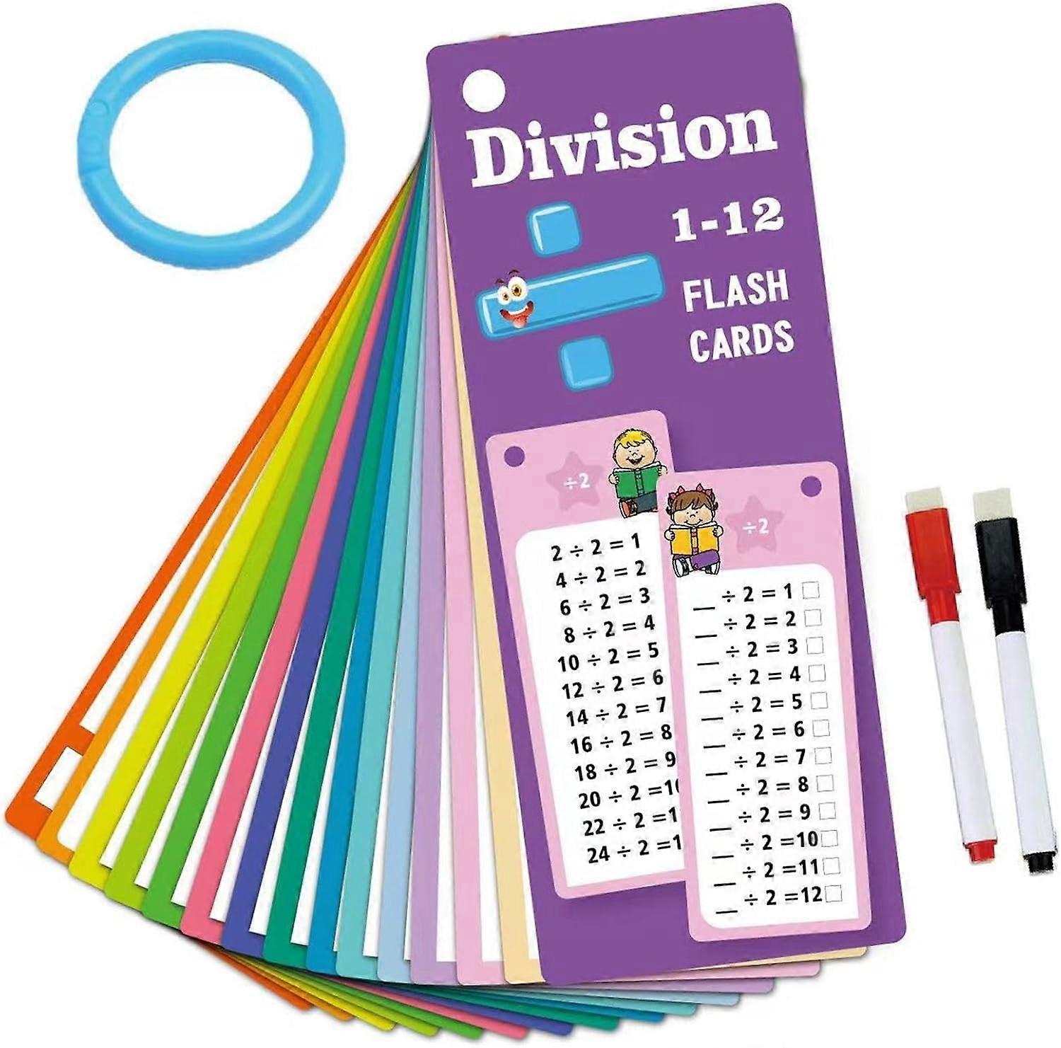 Math Flashcards for Kids, 15 x Interactive Multiplication Division ...