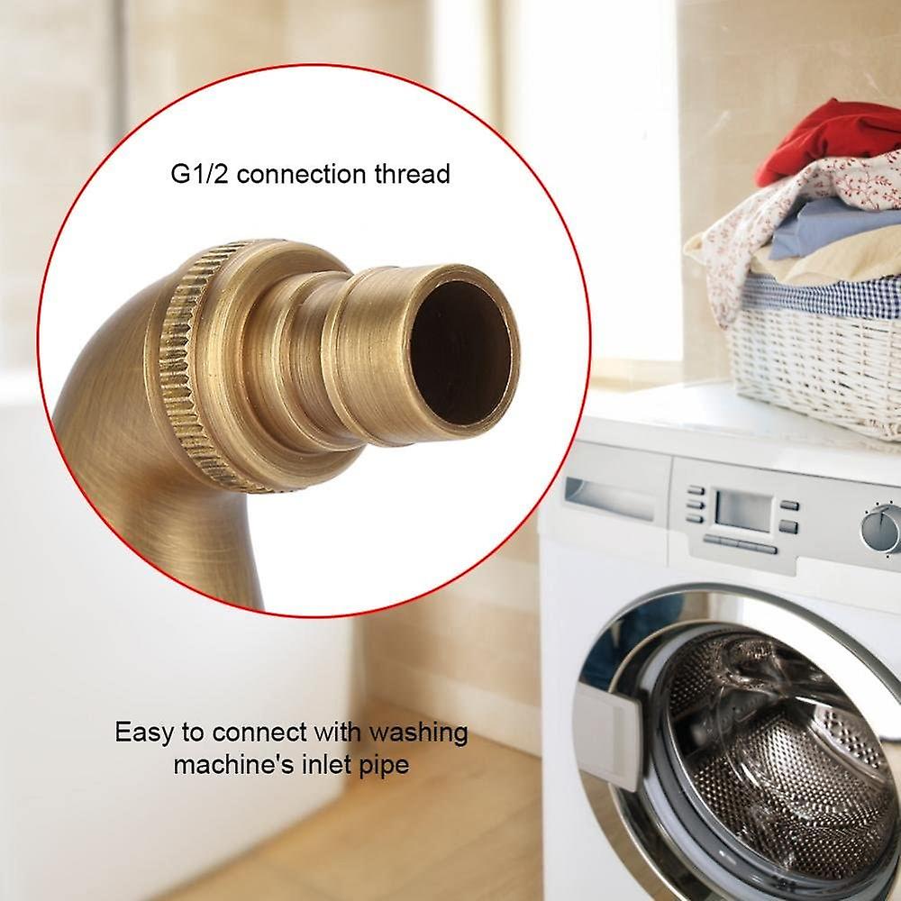 2024 Garden Faucet Washing Machine Faucet Vintage Solid Brass Water ...