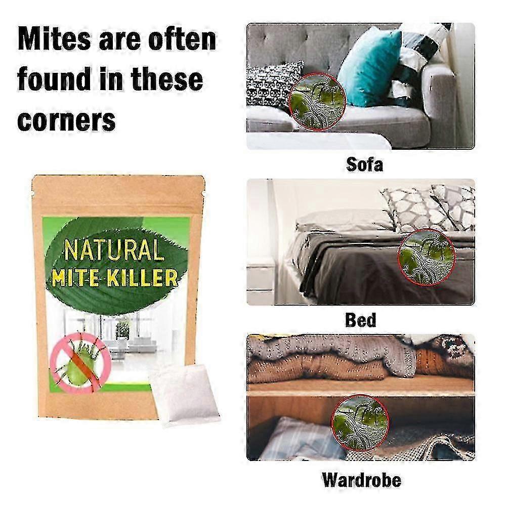 10pcs Bags Dust Mites Killer Mite Eliminator Nature For Bed Sheet Sofa ...