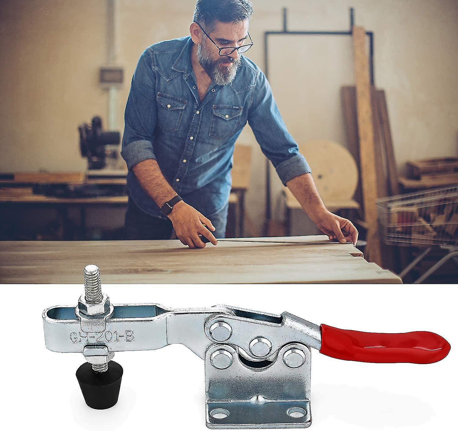 6 Pcs Gh-201b Horizontal Toggle Clamp, Toggle Clamp, Quick Release ...