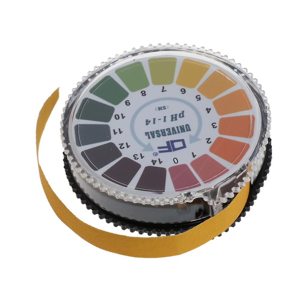 Round 5m 0-14 Ph Alkaline Acid Indicator Paper Water Urine Saliva ...