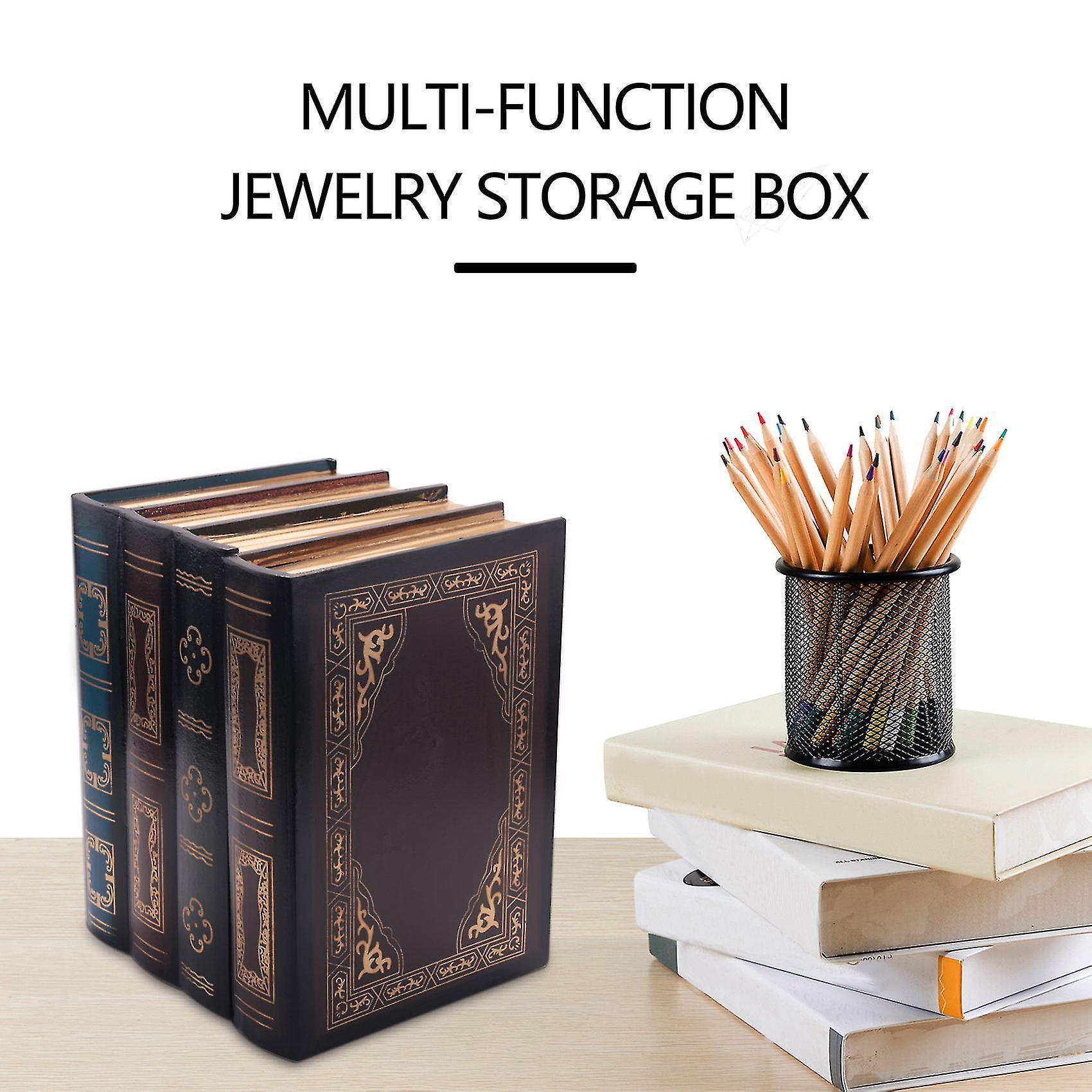 False Book Box Vintage Storage Props Book Jewelry Storage Packaging ...