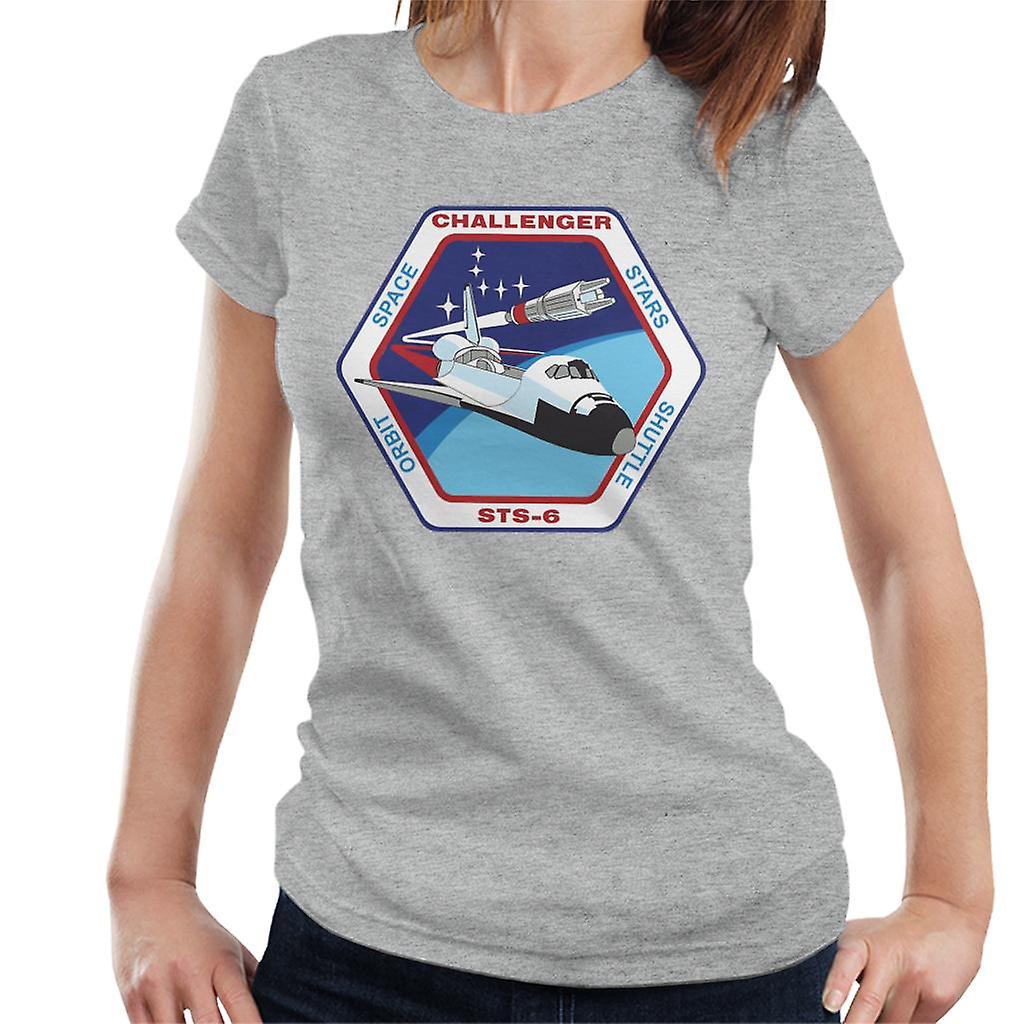 NASA STS 6 Space Shuttle Challenger Mission Patch Women's T-Shirt ...