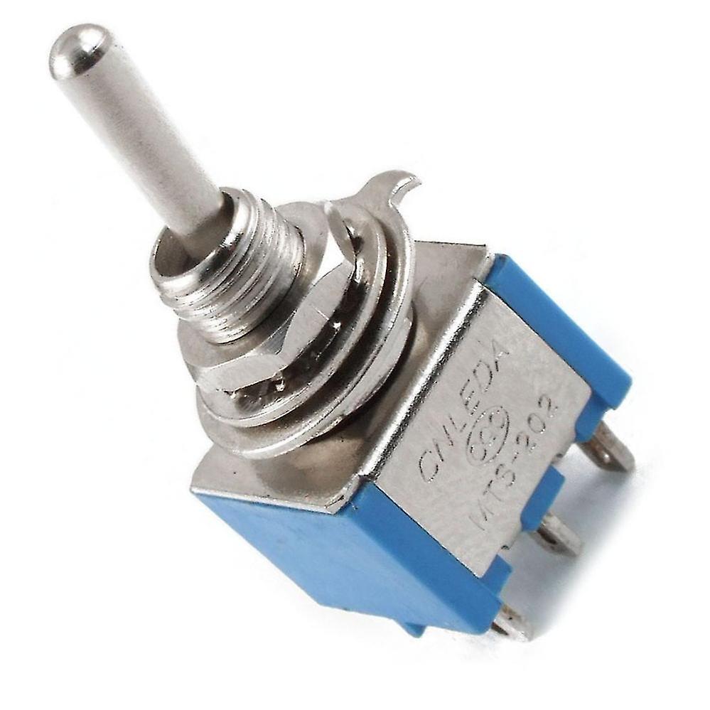 Ac 3a/250v 6a/125v 6 Pin Dpdt On/on 2 Position Mini Toggle Switch Blue ...
