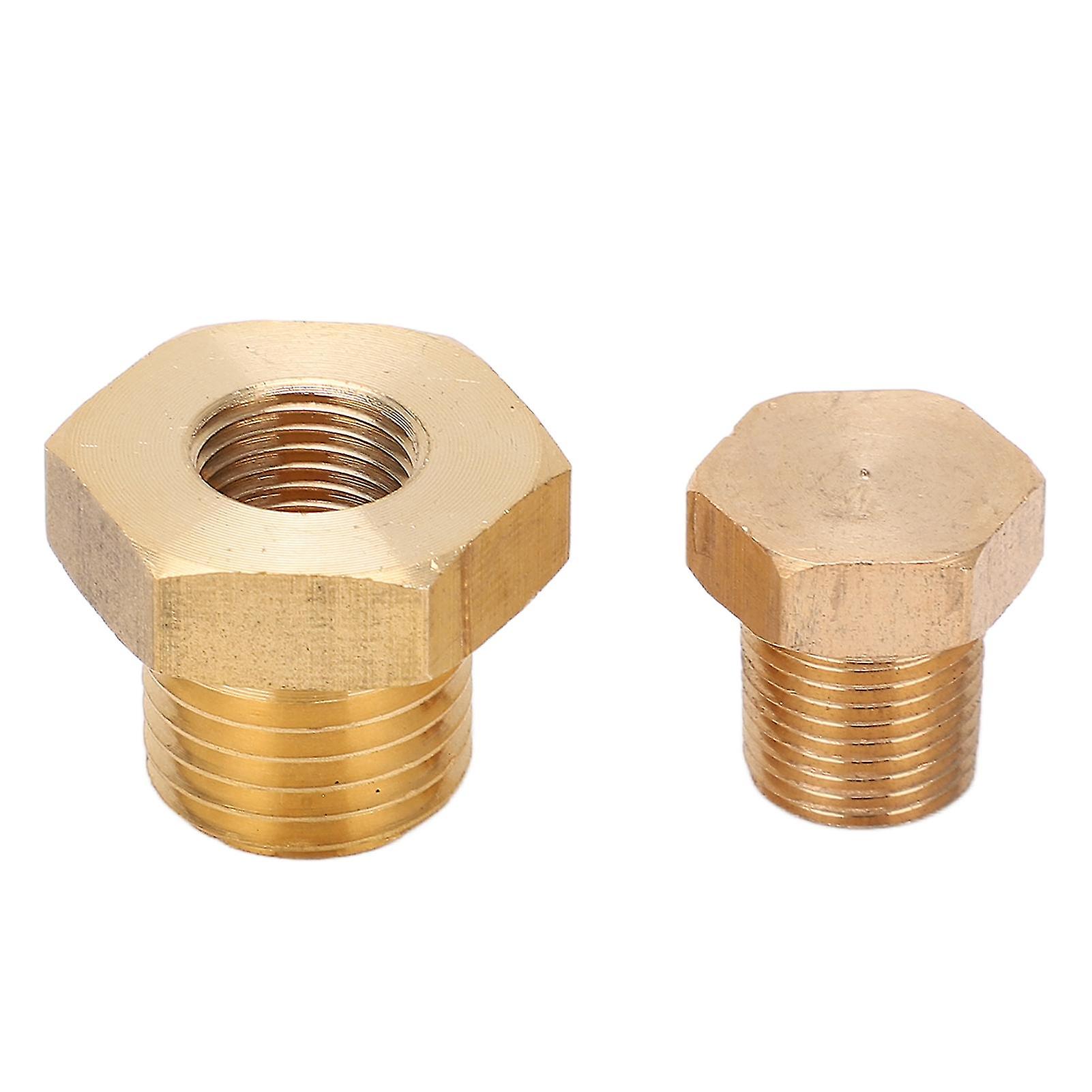 M14x1.5 to 1/8in NPT Oil Pan Plug Adapter Water Temperature Sump Screw ...