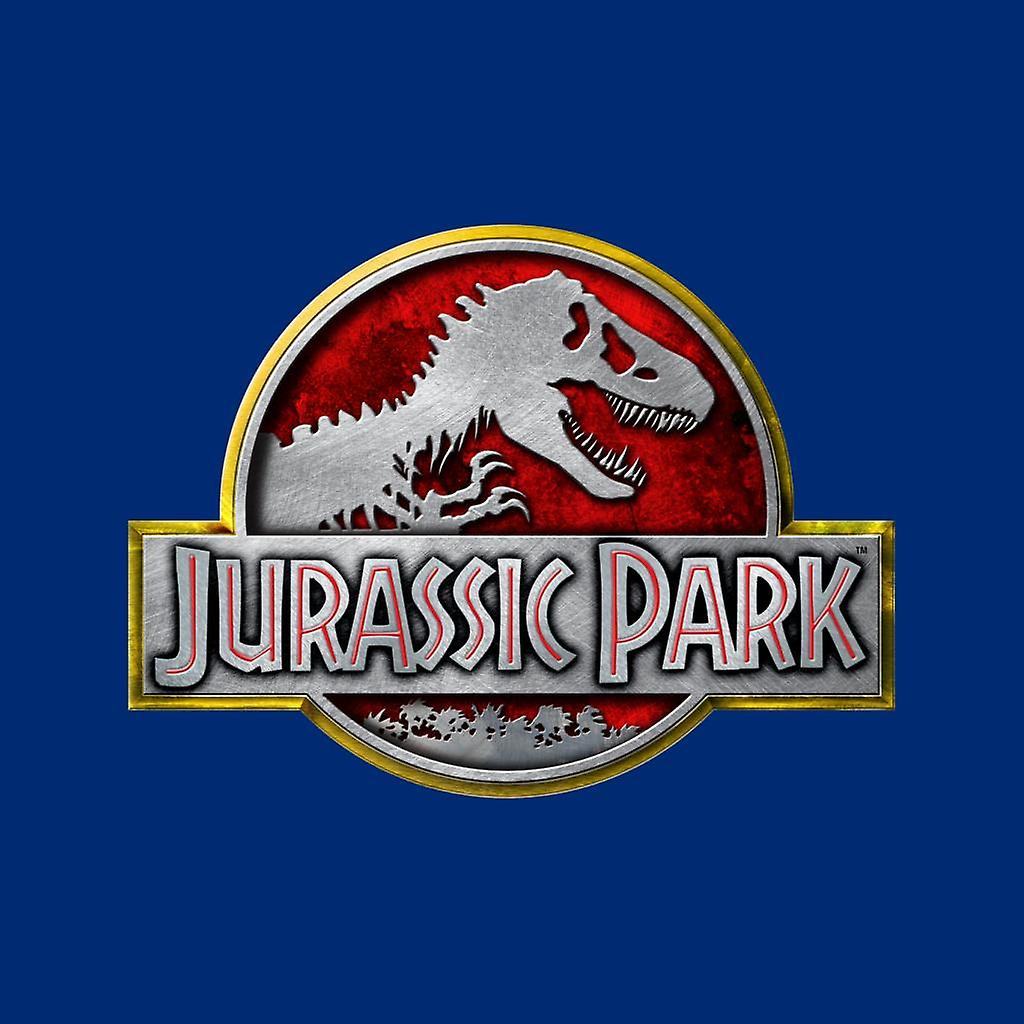 Jurassic Park Yellow Outline Classic Logo Men's Hooded Sweatshirt ...