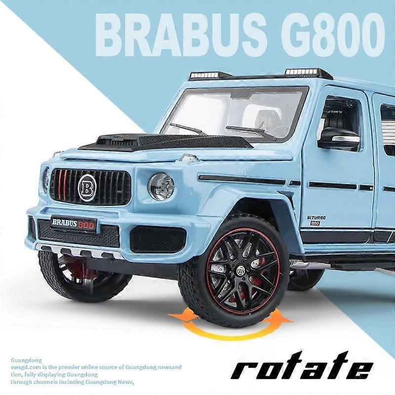 1:24 Mercedes Brabus G800 Alloy Car Model Diecast Car Sound Light Car ...