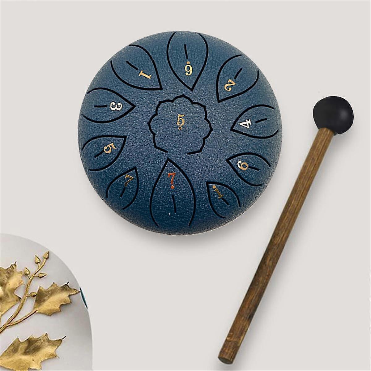 Rain Drum for Outside, Steel Tongue Drum 11 Notes 6 Inches Chakra Tank ...
