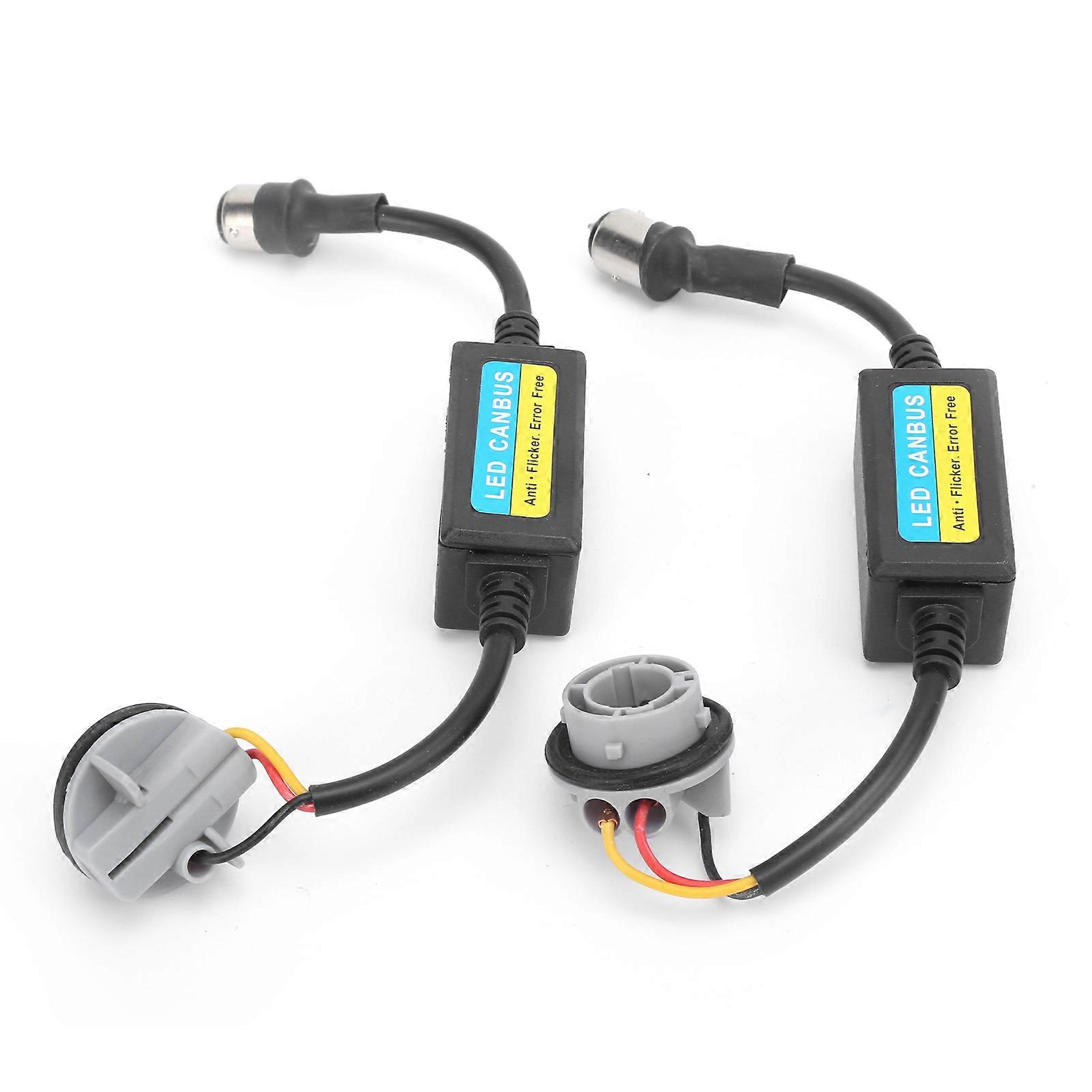 2pcs 1157 LED Decoder 5W 12-24V Load Resistor Flash Warning Canbus ...