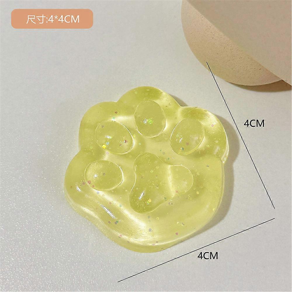 Kawaii Mochi Squishy Toys Mini Cat Paw Fish Ice Block Stress Ball Toy ...