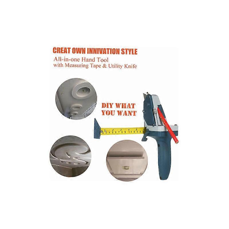 All-In-One Drywall Cutting Tool with Tape Measure and Utility Knife ...